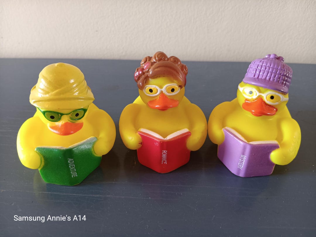 Reading Rubber Duck: Gag Gift Party Favor - Mystery, Adventure, Romance ...