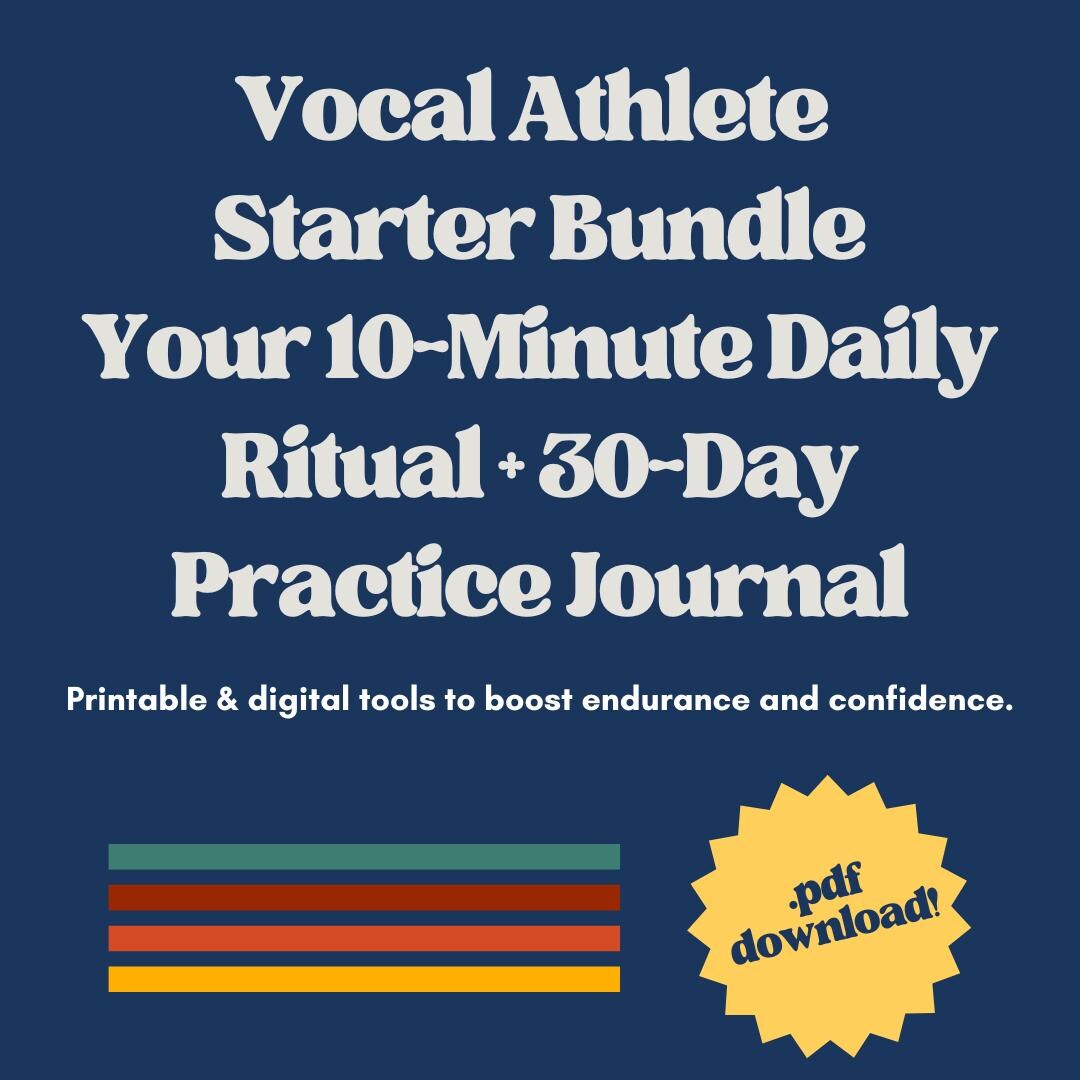 Vocal Athlete Starter Bundle | 10-minute Warm-up Kit + 30-day Vocal ...