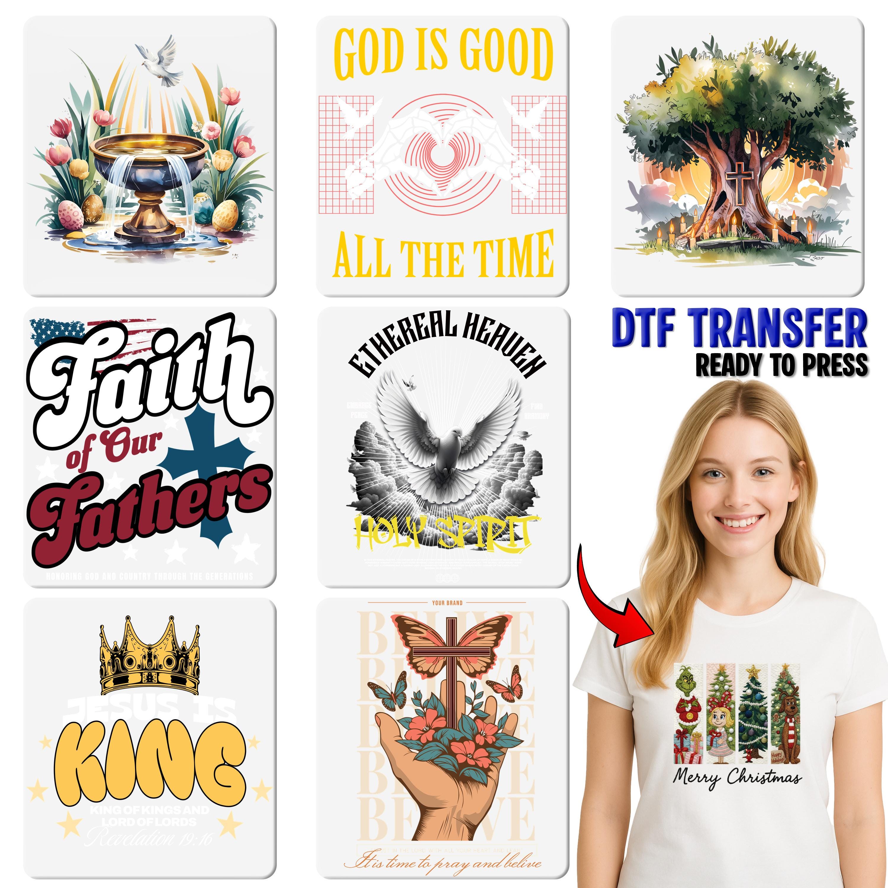 Inspirational Religious Forgiveness Jesus DTF Iron-on Transfer ...