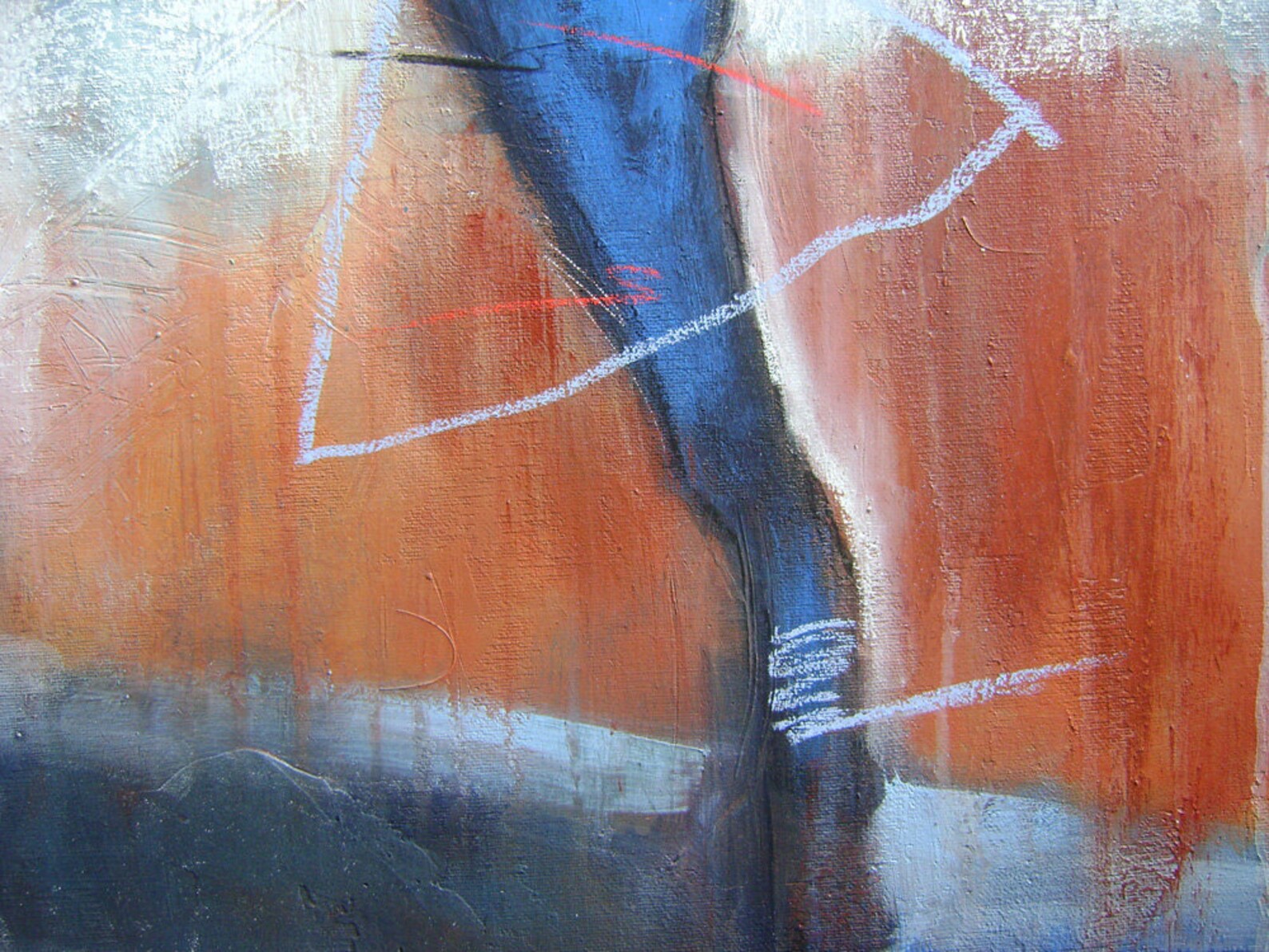 Elevation-acrylic Abstract Figurative Painting on Canvas - Etsy