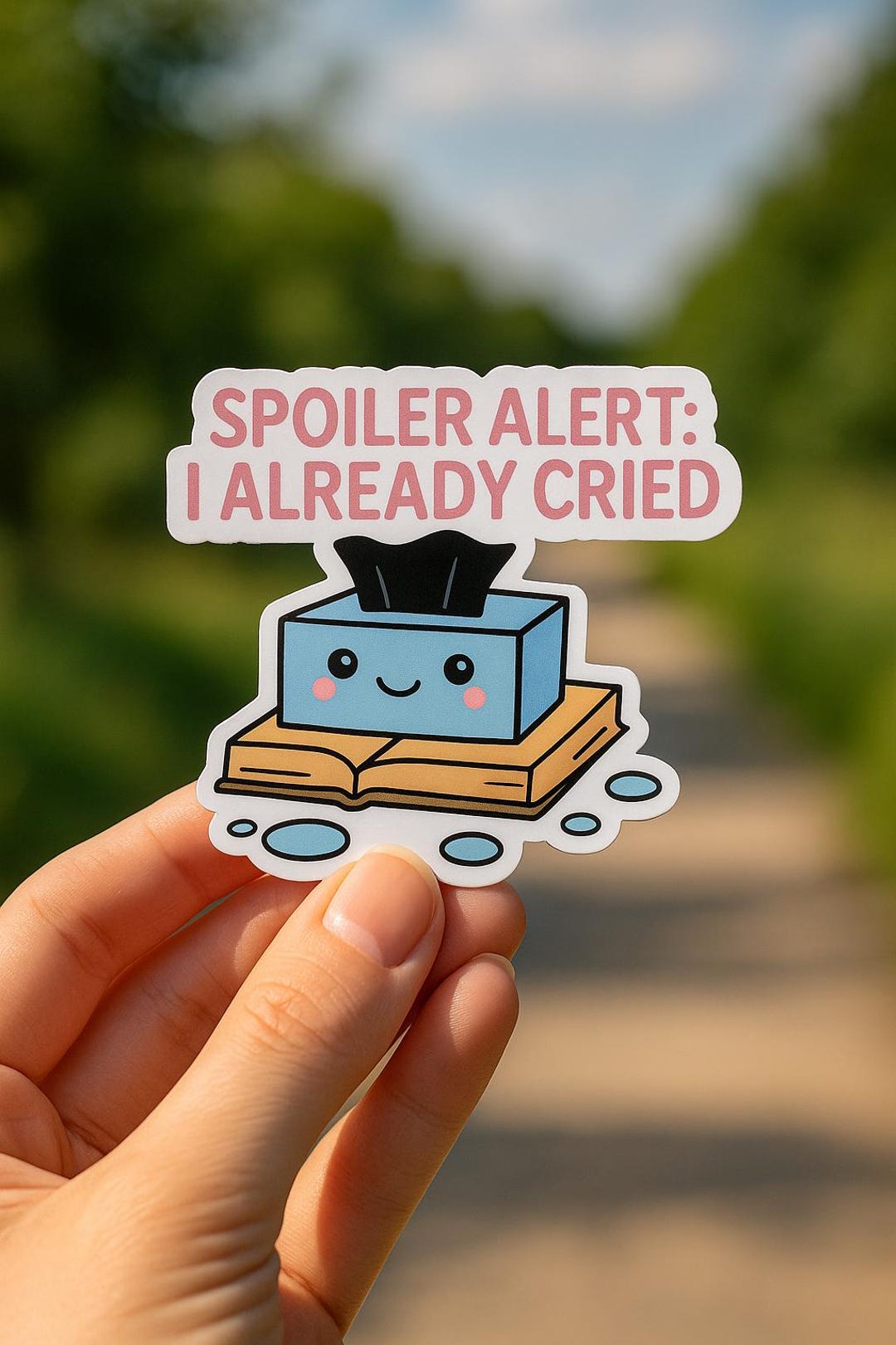 Cute Spoiler Alert Vinyl Decals for Laptops, Water Bottles, and More ...
