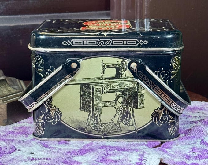 Bristol Ware Singer Sewing Machine Tin - Etsy