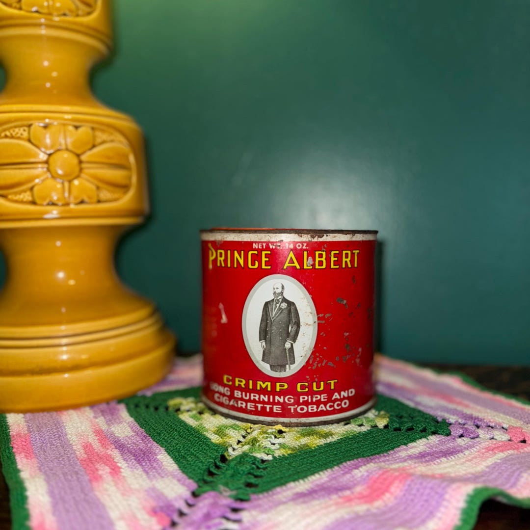 Vintage Prince Albert Crimp Cut Long Burning 14 Oz Tobacco Tin Empty - Etsy
