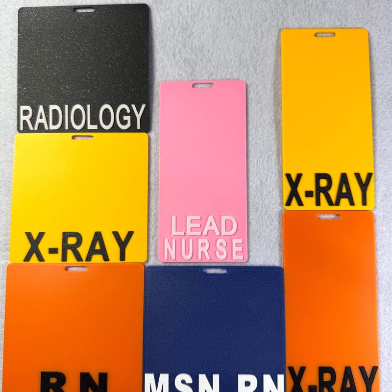 Name Badge Reel 3d Printed - Etsy