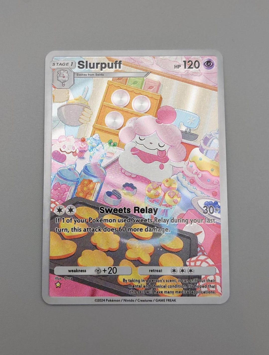 Slurpuff Pokemon TCG Pocket Deluxe Pack Ex Custom Textured Full Alt Art ...