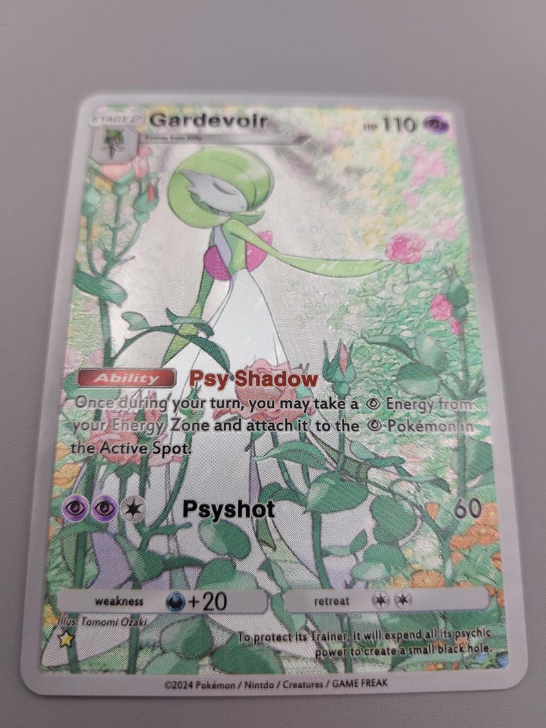 Gardevoir Pokemon TCG Pocket Deluxe Pack Ex Custom Textured Full Alt ...