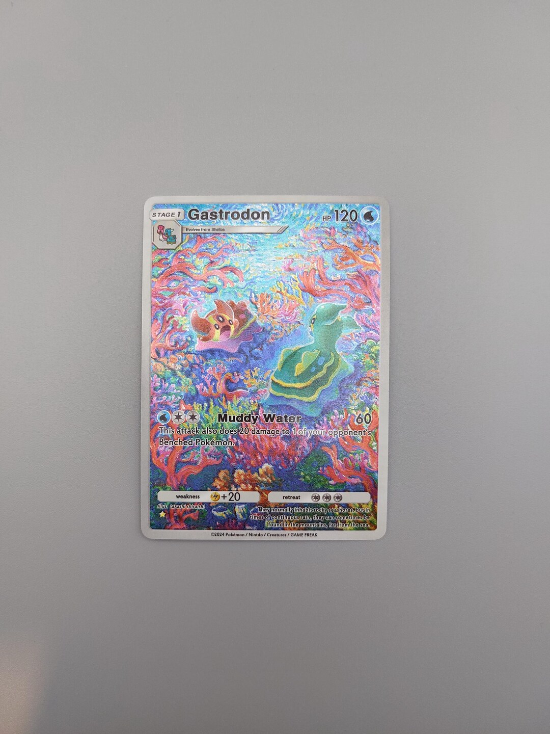 Gastrodon Pokemon TCG Pocket Space Time Smackdown Custom Textured Full ...
