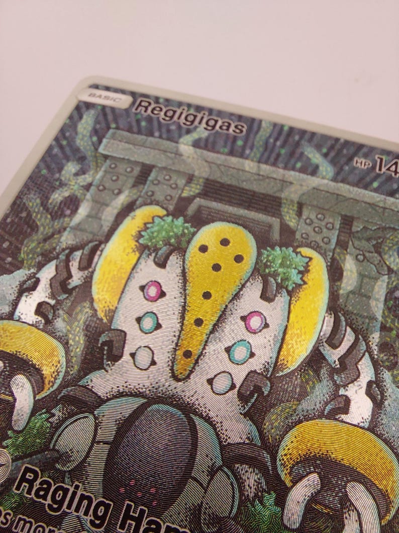 Regigigas Pokemon TCG Pocket Space Time Smackdown Custom Textured Full ...