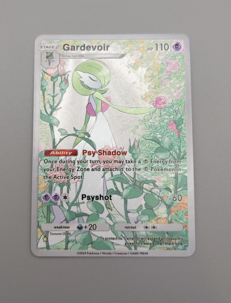 Gardevoir Pokemon TCG Pocket Deluxe Pack Ex Custom Textured Full Alt ...