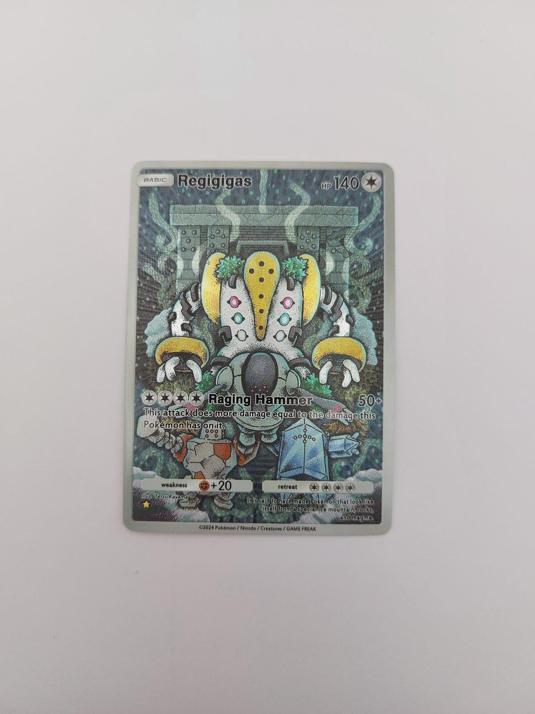 Regigigas Pokemon TCG Pocket Space Time Smackdown Custom Textured Full ...