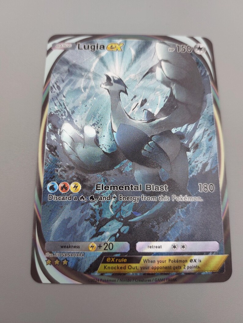Lugia EX Old Version Pokemon TCG Pocket Wisdom of the Sea and Sky ...