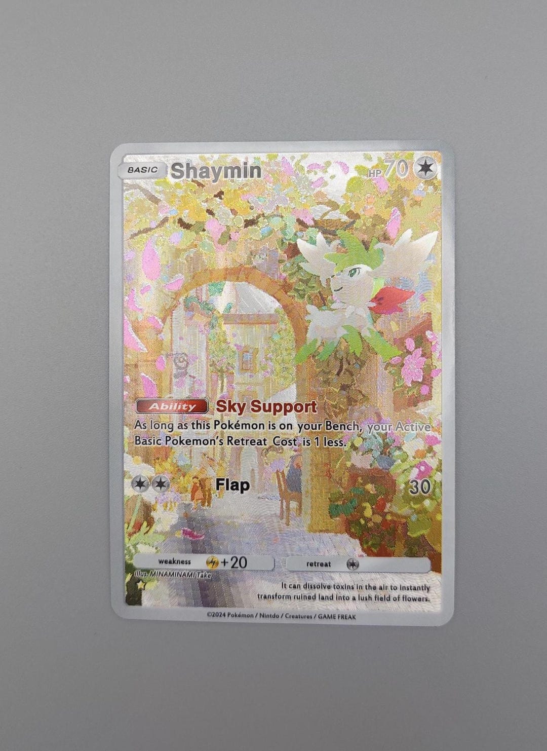 Shaymin Pokemon TCG Pocket Triumphant Light Custom Textured Full Alt ...