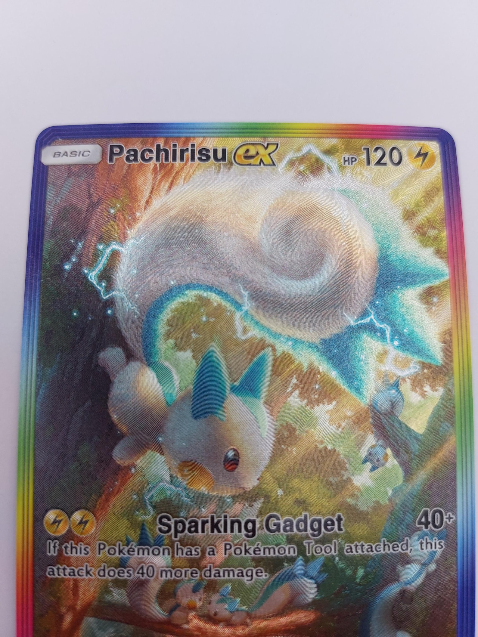 Pachirisu EX Pokemon TCG Pocket Space Time Smackdown Custom Textured ...