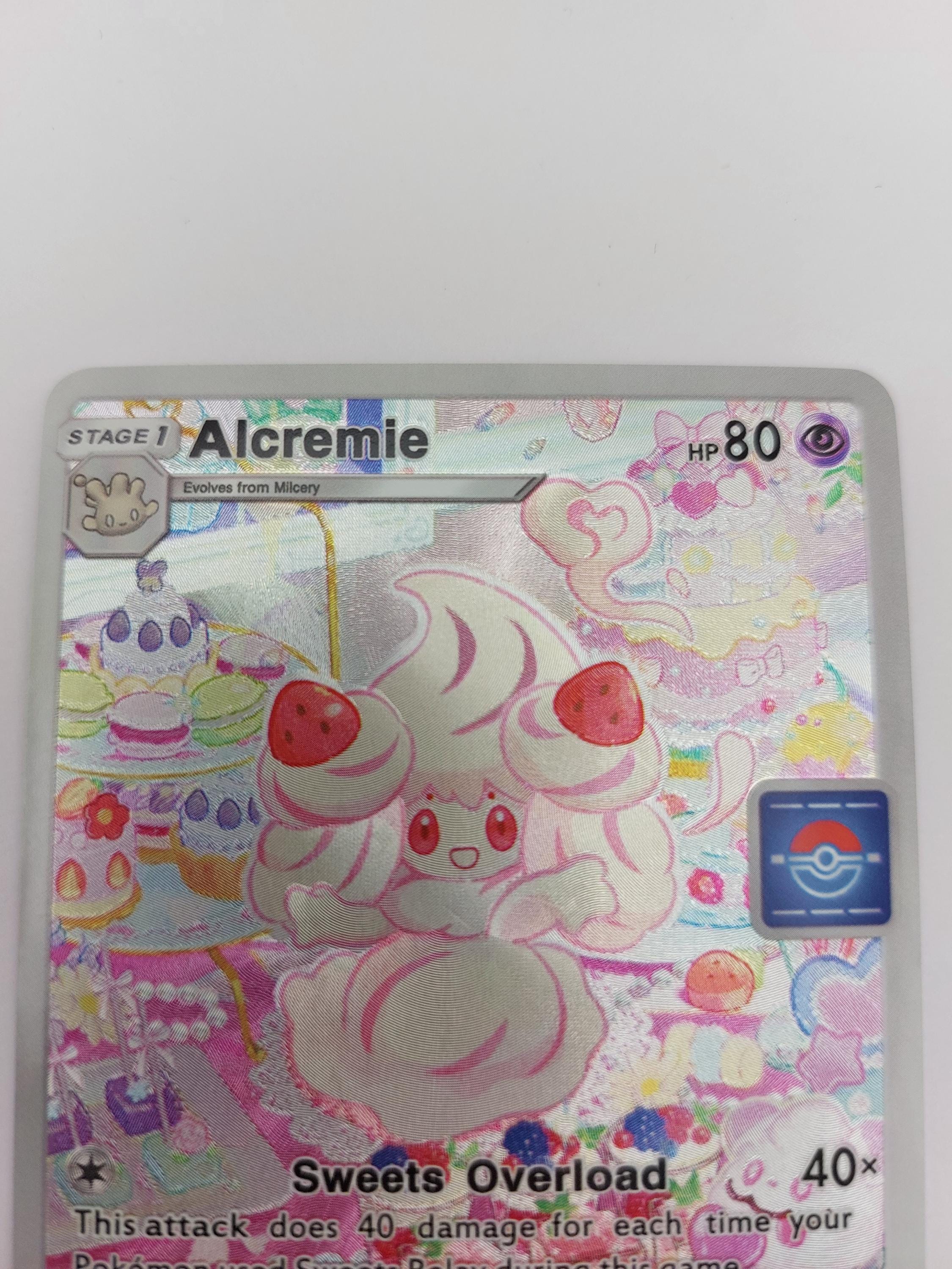 Alcremie Pokemon TCG Pocket Promo Custom Textured Full Alt Art ...