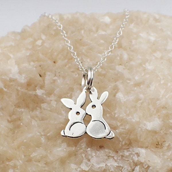 Bunny Necklace - Etsy