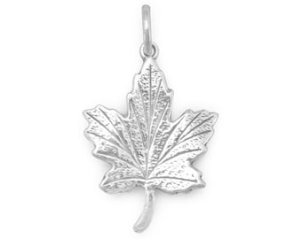 Silver maple leaf | Etsy