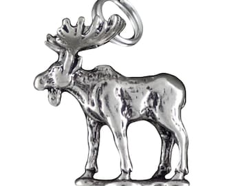 Moose Charm - Etsy