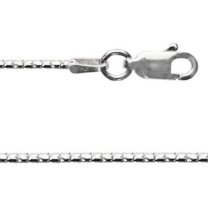 Diamond Cut Popcorn Chain 925 Sterling Silver 1.2mm Width 20" 24 ...