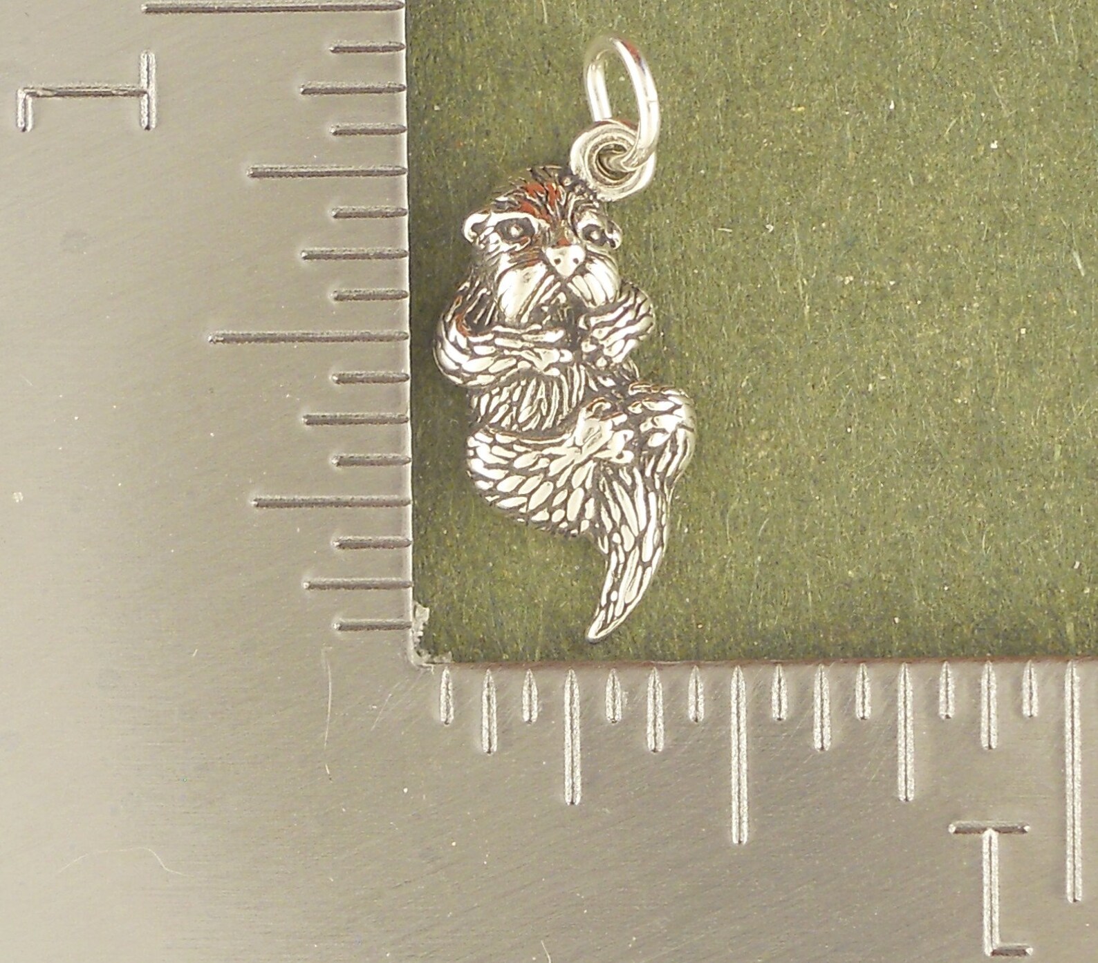 Sea Otter Charm Sterling Silver Pendant Marine Animal - Etsy