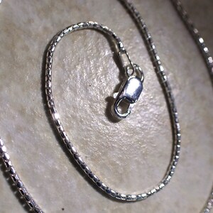 Diamond Cut Popcorn Chain 925 Sterling Silver 1.2mm Width 20" 24 ...