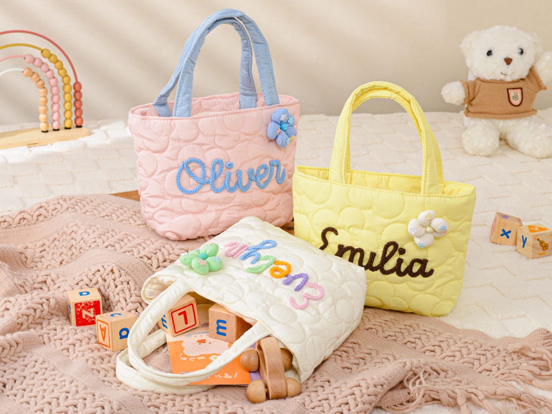 Personalized Name Tote Handbag:custom Children's Gift,name Tote Handbag ...