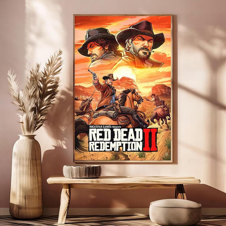 Red Dead Redemption 2 Movie Posters , Canvas Prints , Movie Fans ...