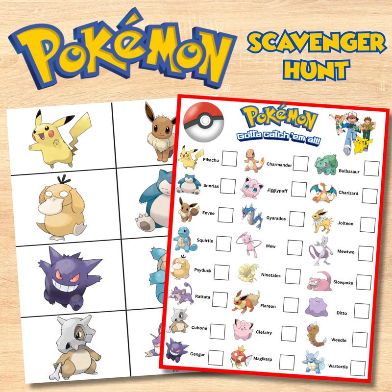 Pokeman Birthday Favors - Etsy