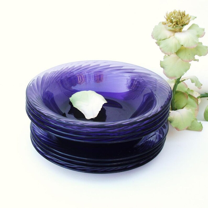 Vintage Purple Pyrex Dishes Amethyst Glassware Glass Plates | Etsy