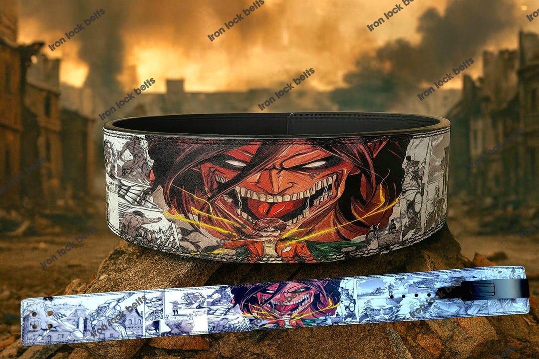 Attack on Titan Lever Belt Berserk Powerlifting Belt Berserk ...