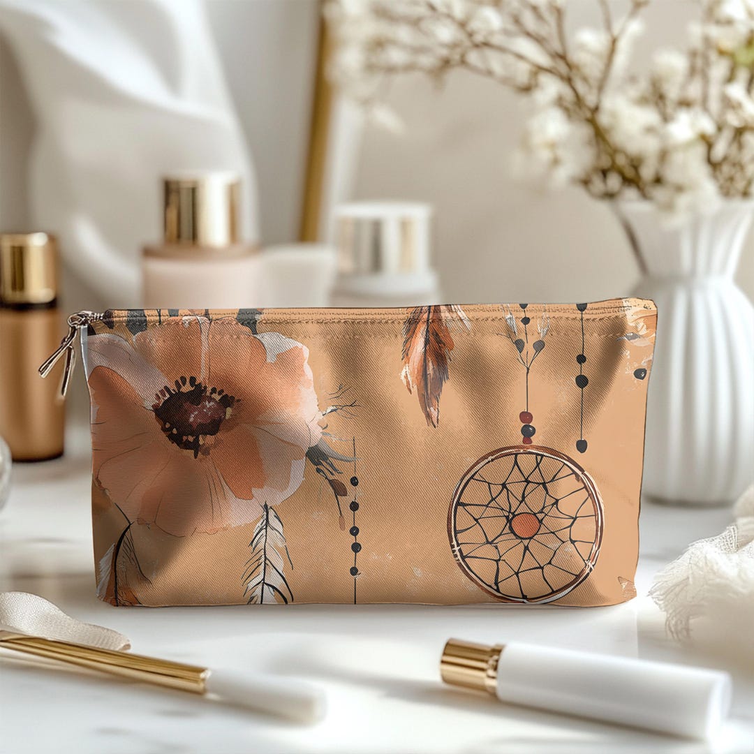 Cottagecore Wildflower Makeup Bag | Whimsical Floral Travel Case ...
