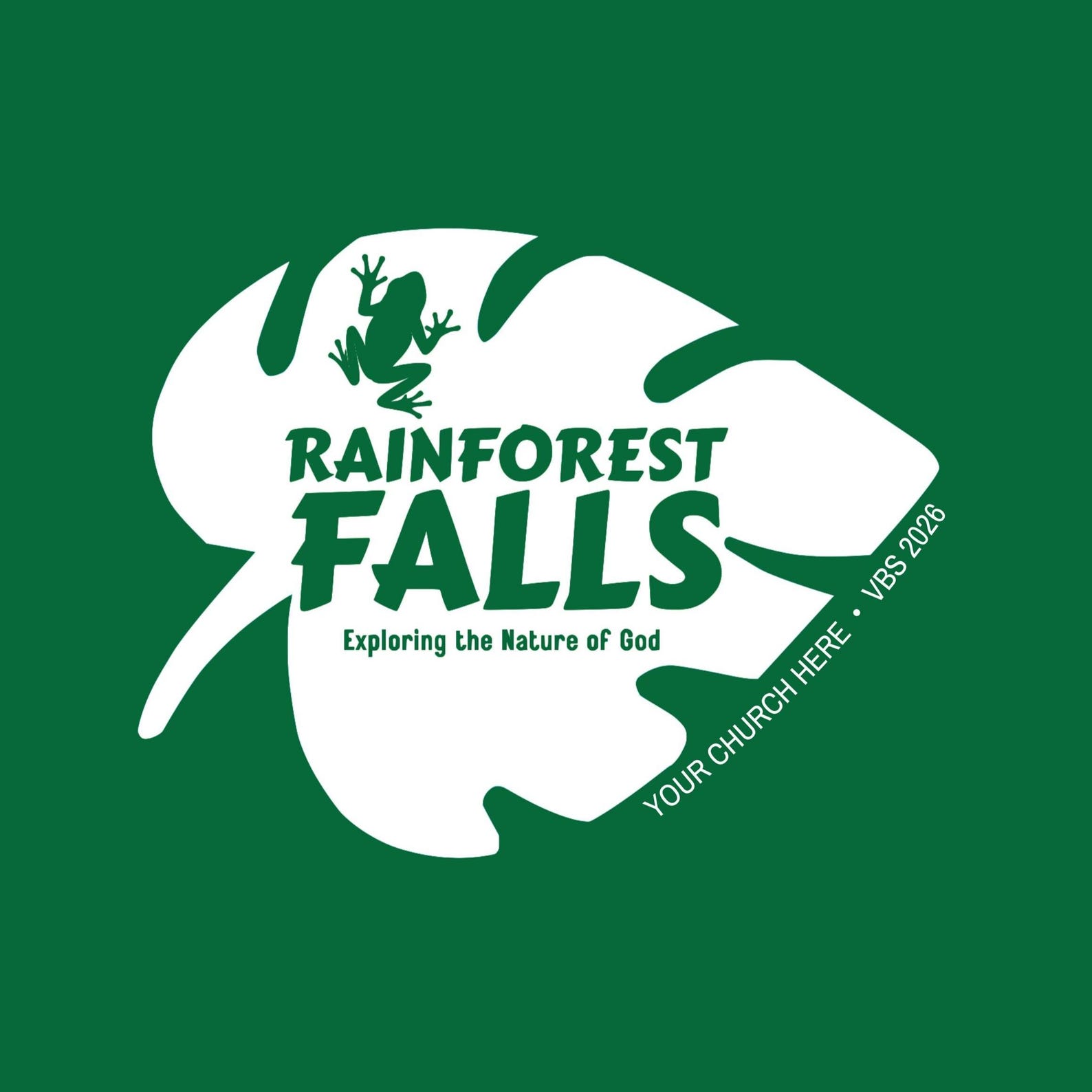 Rainforest Falls VBS 2026 GRAPHIC for T-shirt - Frog - Etsy