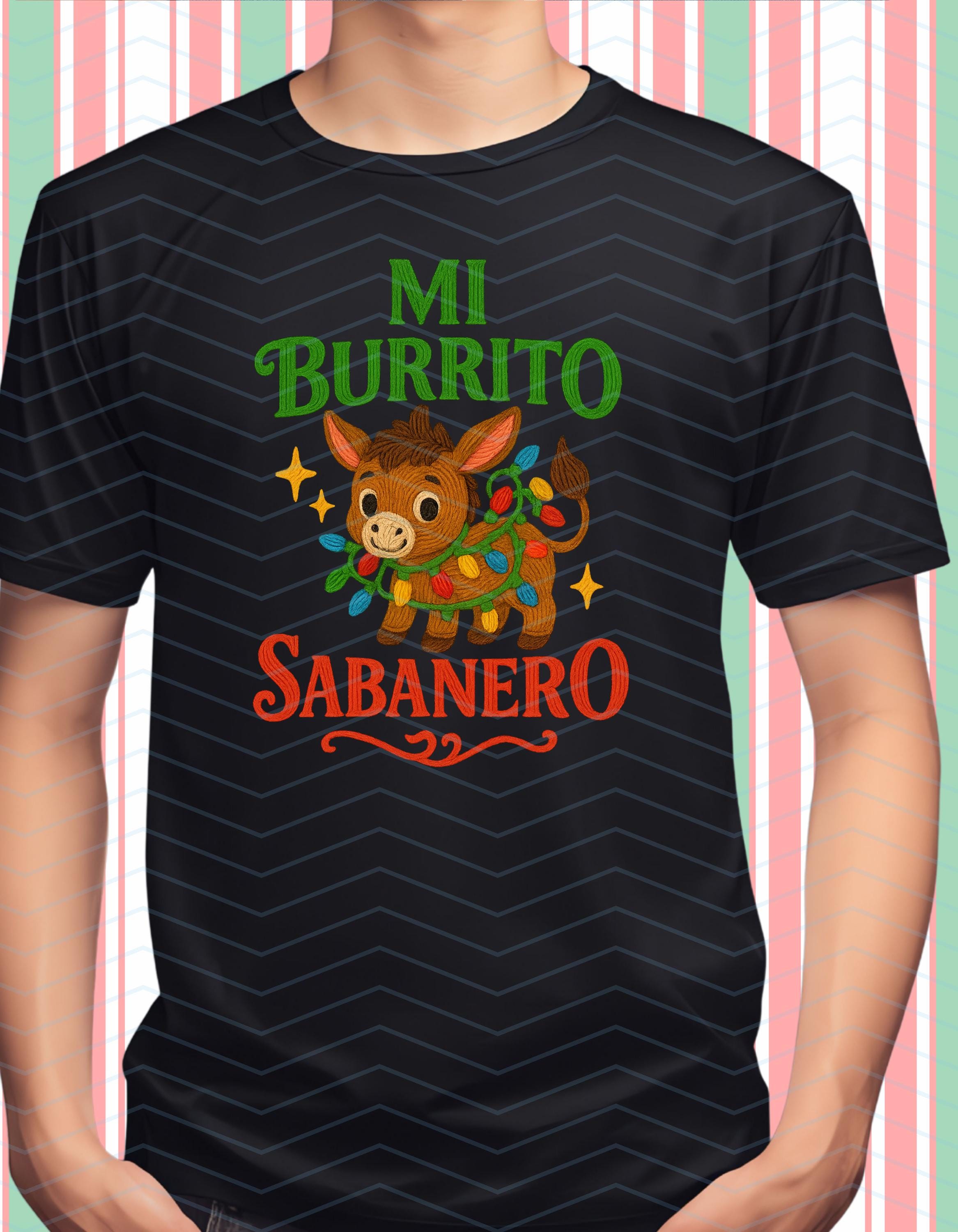 Mi Burrito Sabanero PNG | Mexican Christmas Donkey Design (digital ...