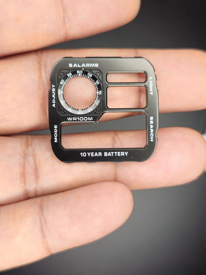 Casio Royale Full Metal Faceplate Mod: AE1200WH World Time Watch - Etsy