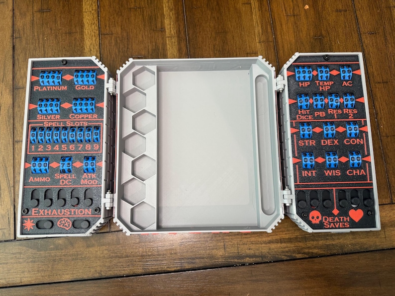 3D Printed Dice Chest – D&D Treasure Chest Storage Box - Etsy