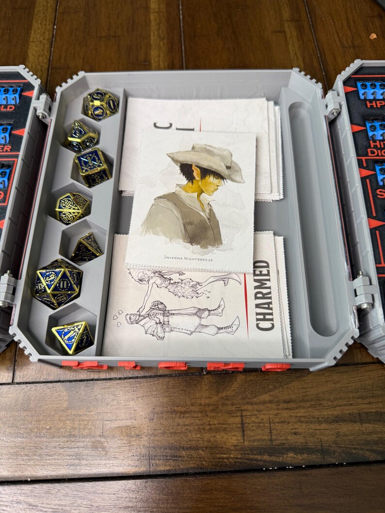 3D Printed Dice Chest – D&D Treasure Chest Storage Box - Etsy