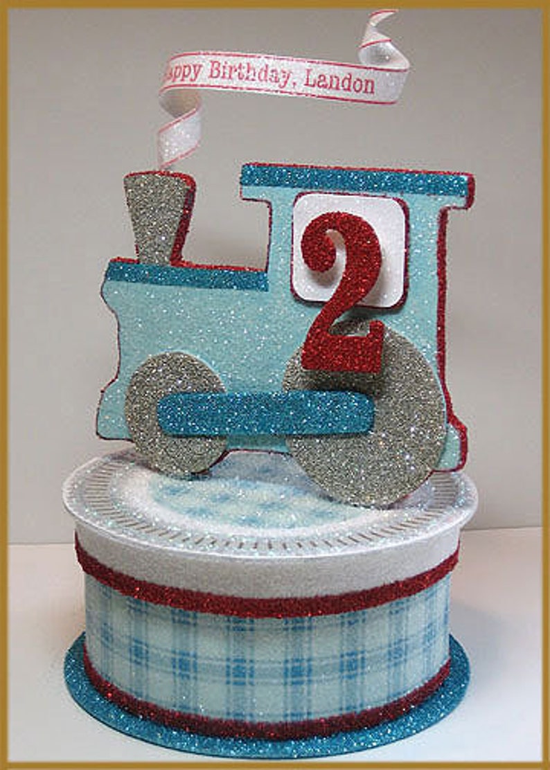 Vintage Train Cake Topper Keepsake Box | Etsy