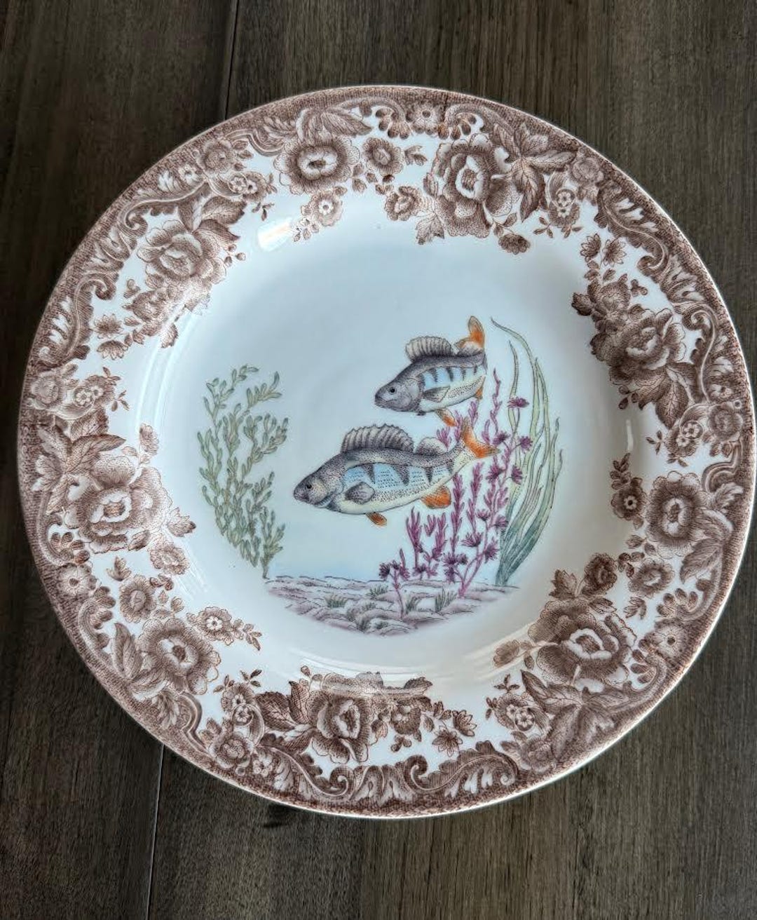 Vintage Pair-fish Plates, Hua Ping Tang Zhi, Decorative - Etsy