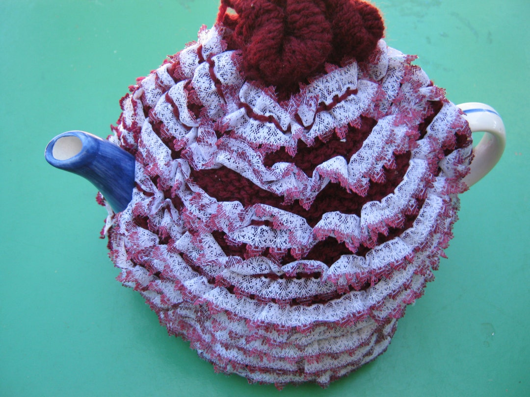 Vintage Tea Cosy - Purple and Lace - Original Vintage Cosy/cozy - Etsy
