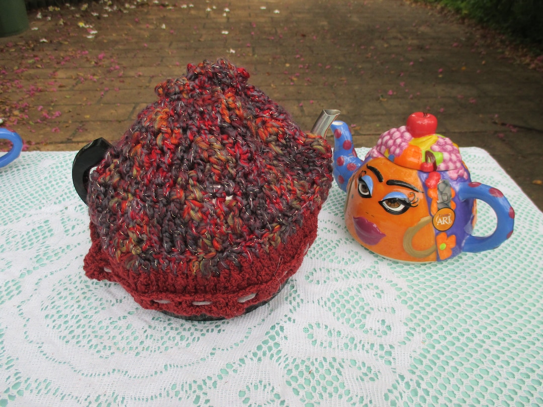 Vintage Tea Cozy- Red - Vintage Style for Your Teapot. - Etsy