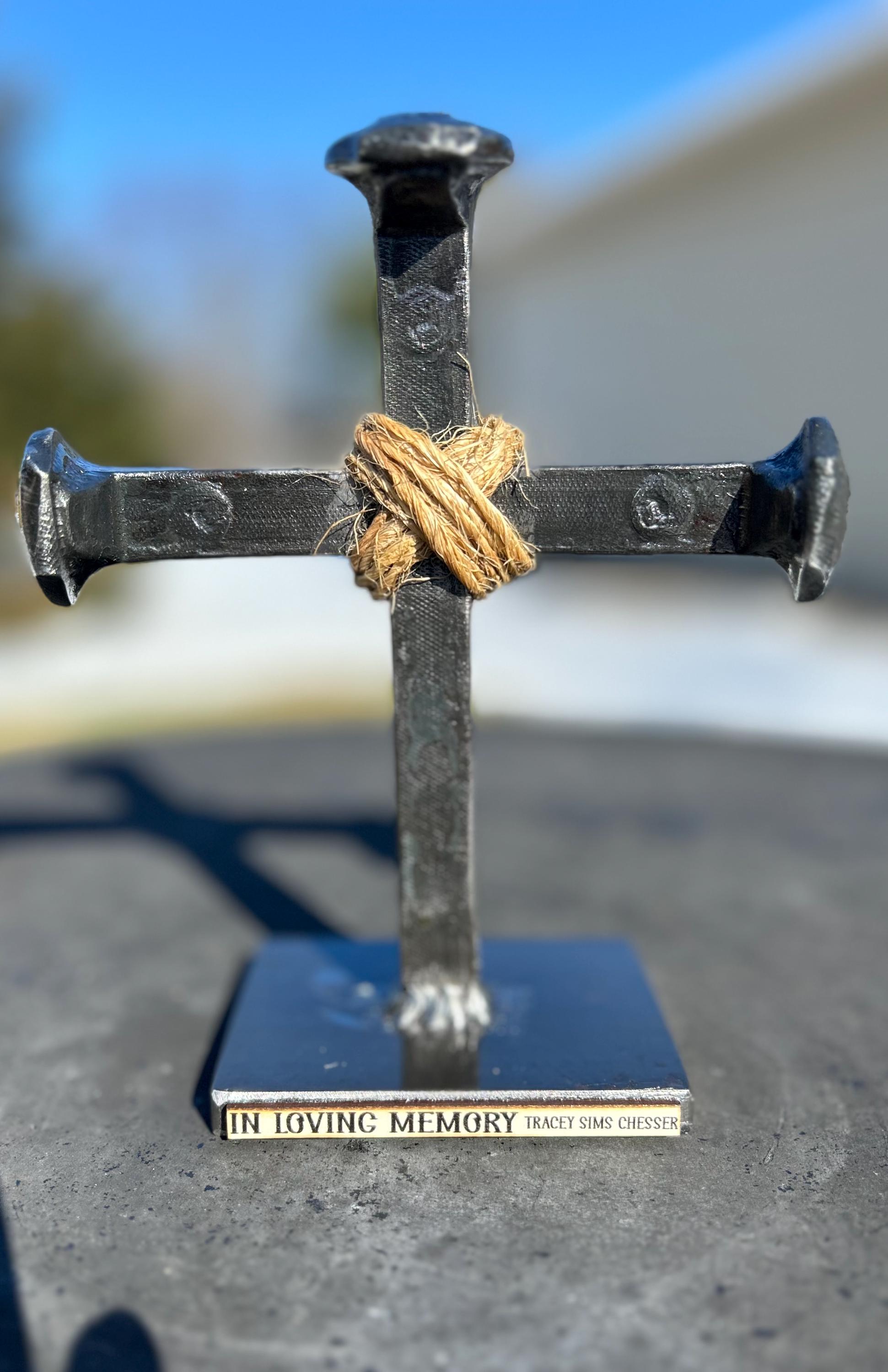 Railroad Spike Cross, Reclaimed Railroad Spike, Railroad Spike Decor ...