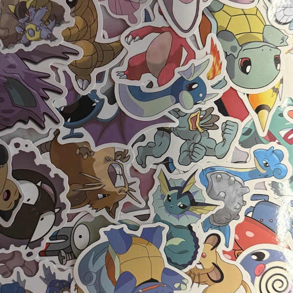 Pokémons Sticker - Etsy