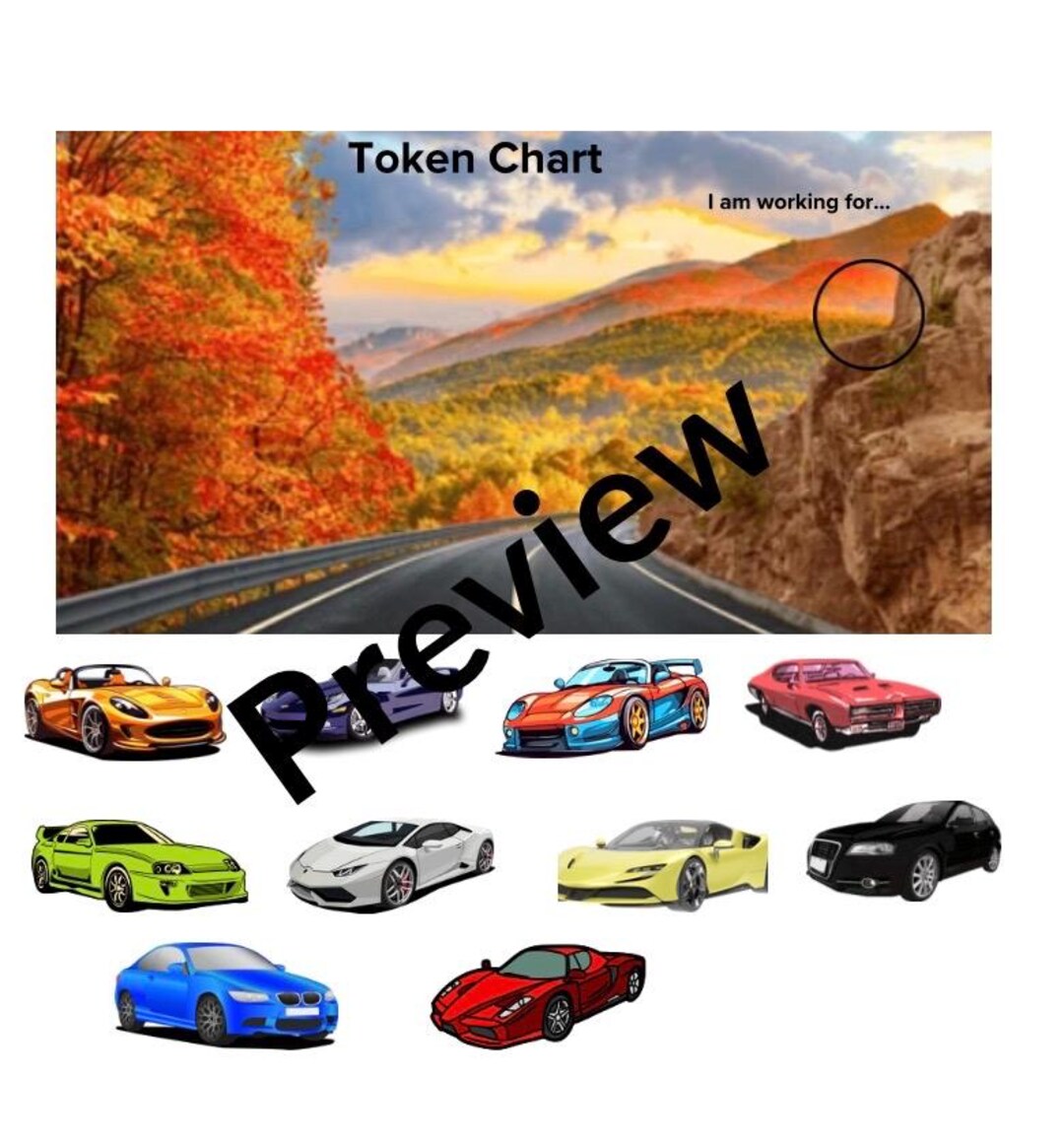 CAR Token Chart (ABA, Visuals, Education, Token Board, Schedules ...