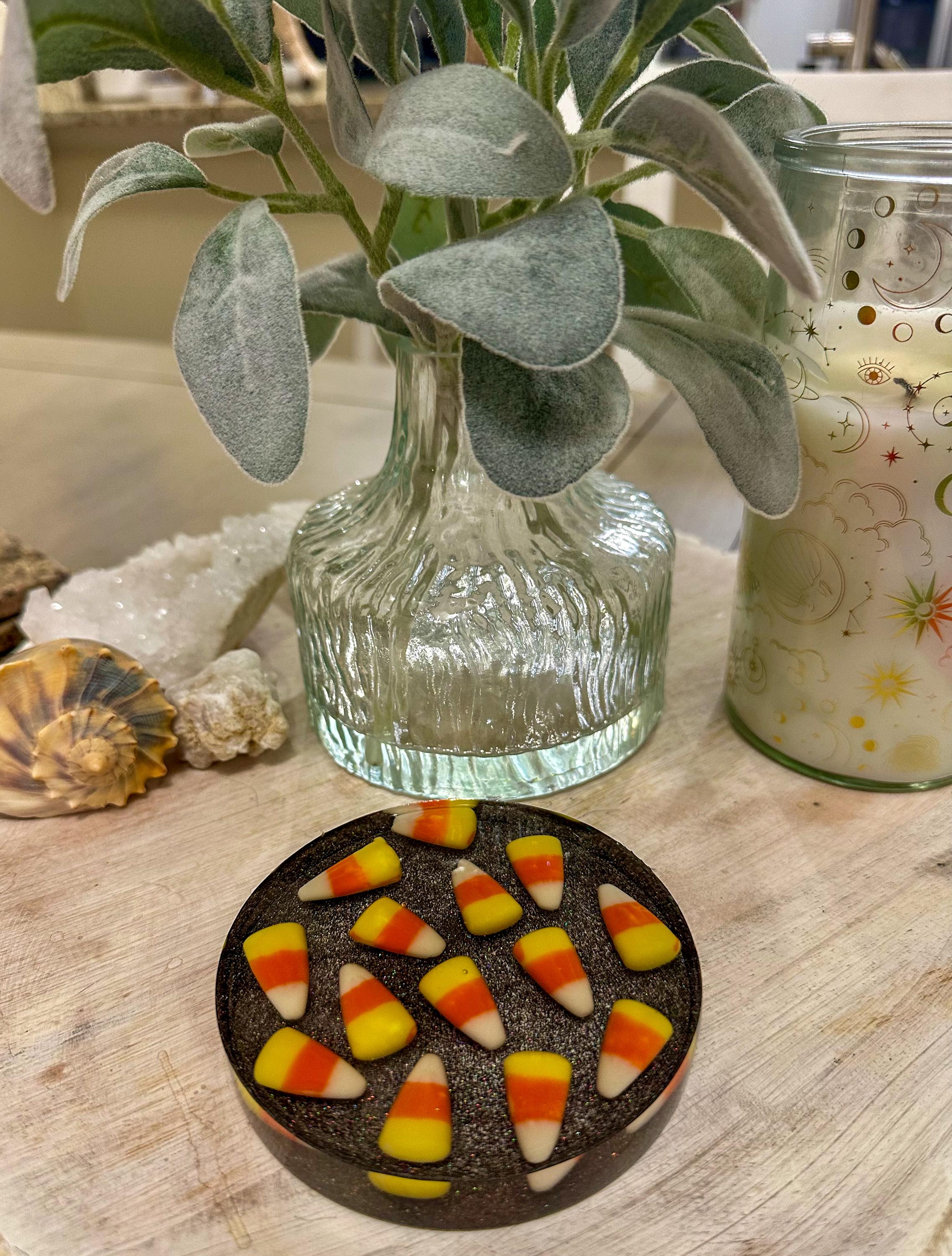 Candy Corn Coasters - Etsy