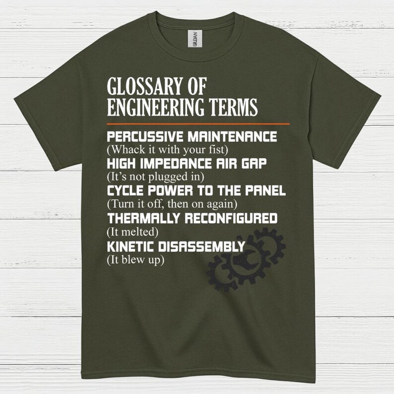 Engineering Terms Humor T Shirt - Etsy