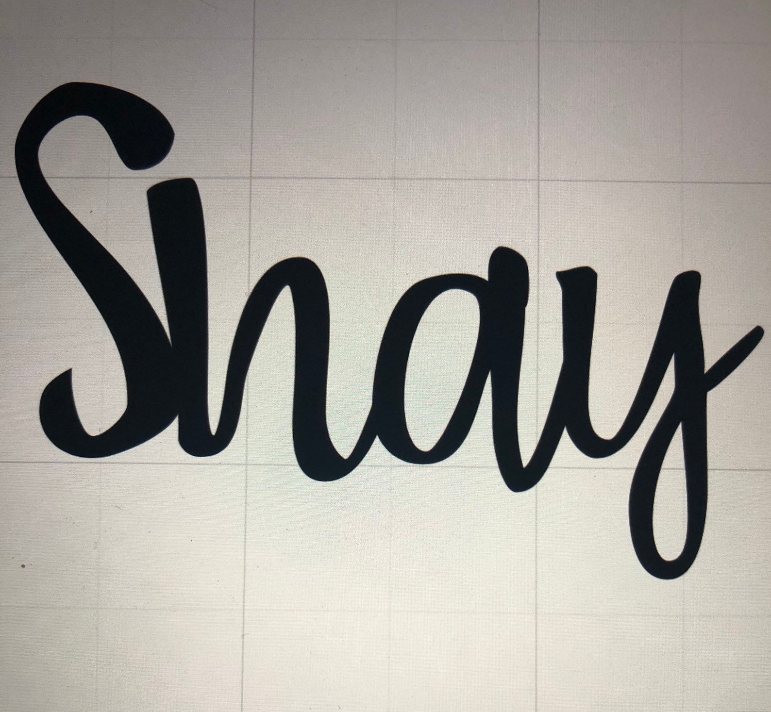 LARGE Custom Name Cutout for Paper Flower Backdrop | Etsy