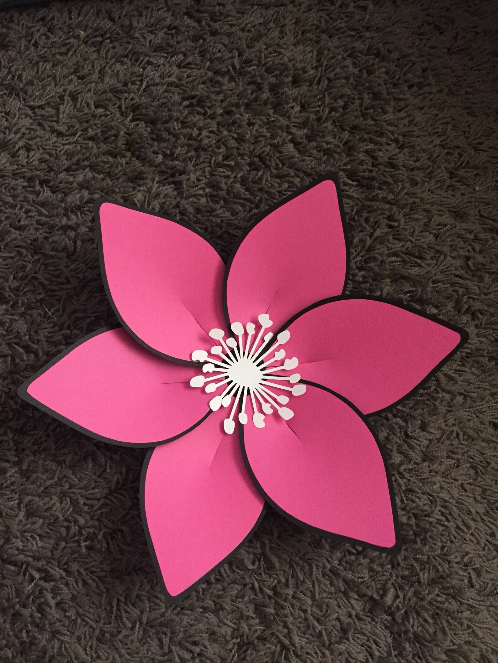 PDF Paper Flower Template 6 Digital Version PDF Printable - Etsy