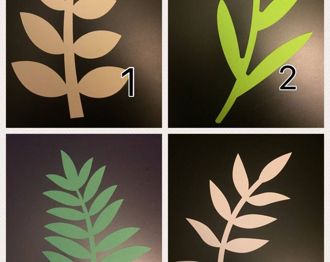 Paper Leaves, Large Paper Leaves, Nursery Decor, Party Decorations ...