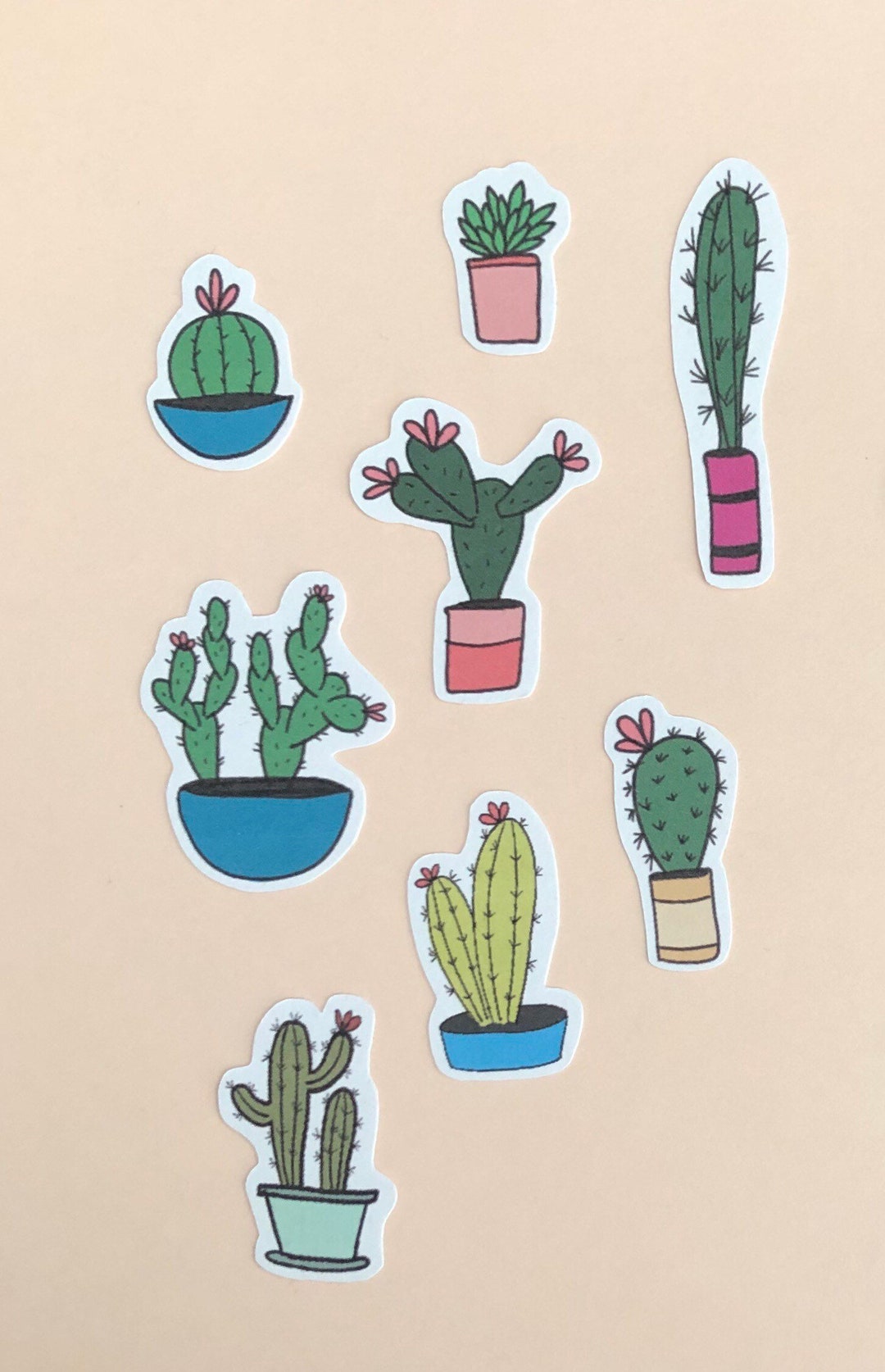 Handmade & Hand-drawn Cutouts, Cactus Die Cuts, Succulents ...