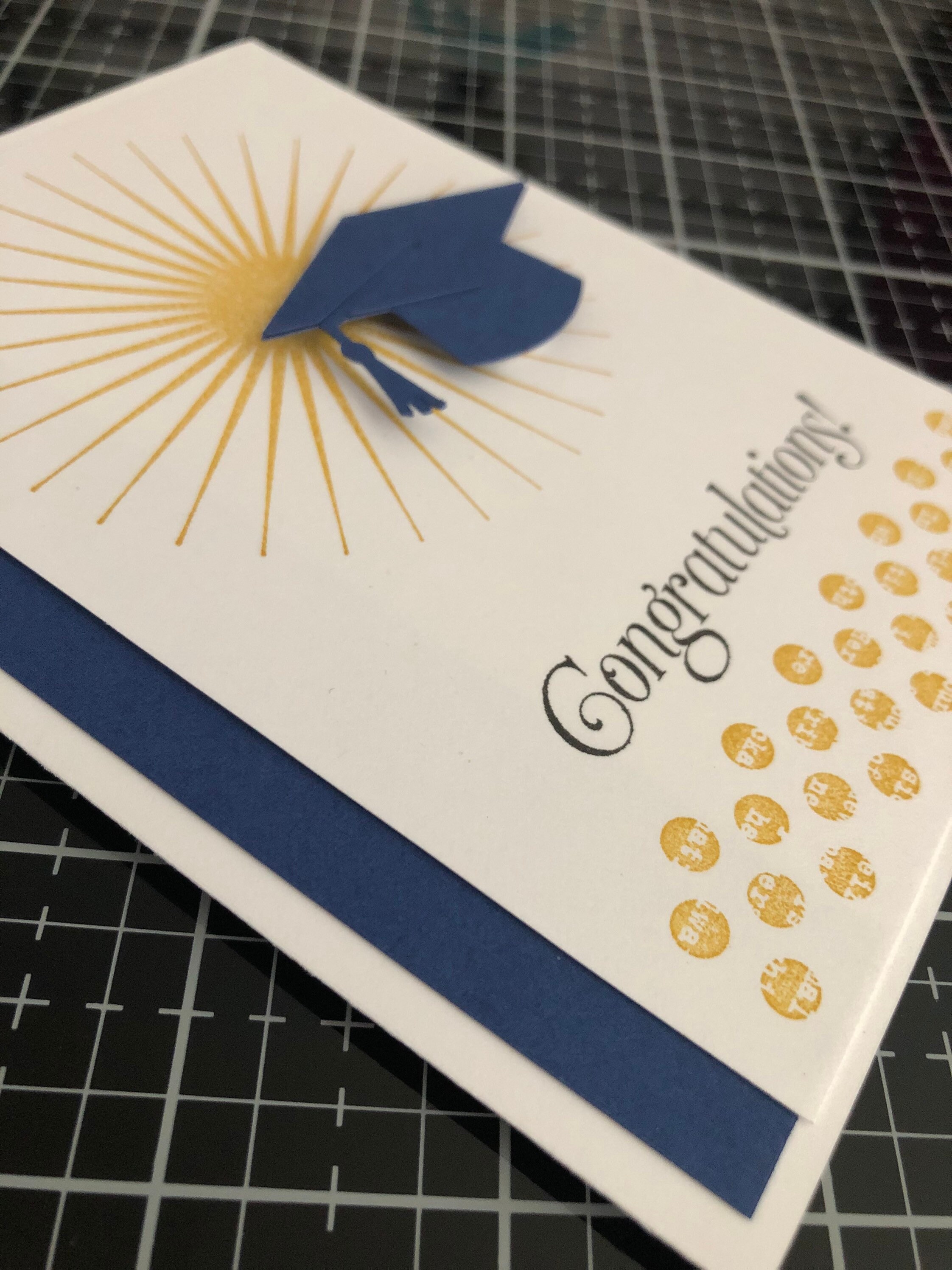 Congratulations Cards Set of 4 Graduation Stampin' Up | Etsy