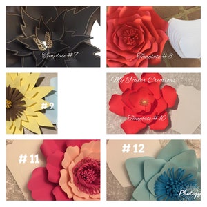LARGE Paper Flower Kit, DIY Paper Flower Kit You Choose Flower and ...